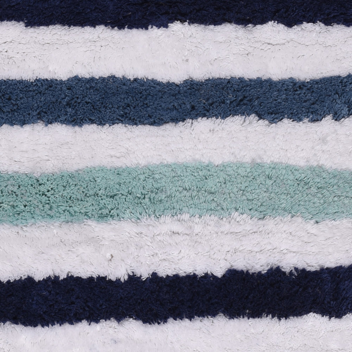 Bath Mat Carlson Stripe by Fusion Bathroom in Blue – Stylish Home