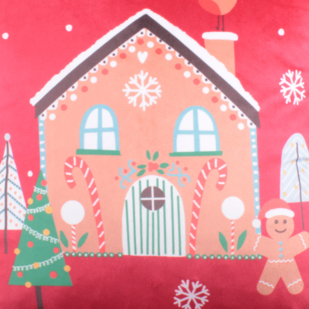 Cushion Cover Gingerbread Man by Fusion Christmas in Multi – Stylish Home