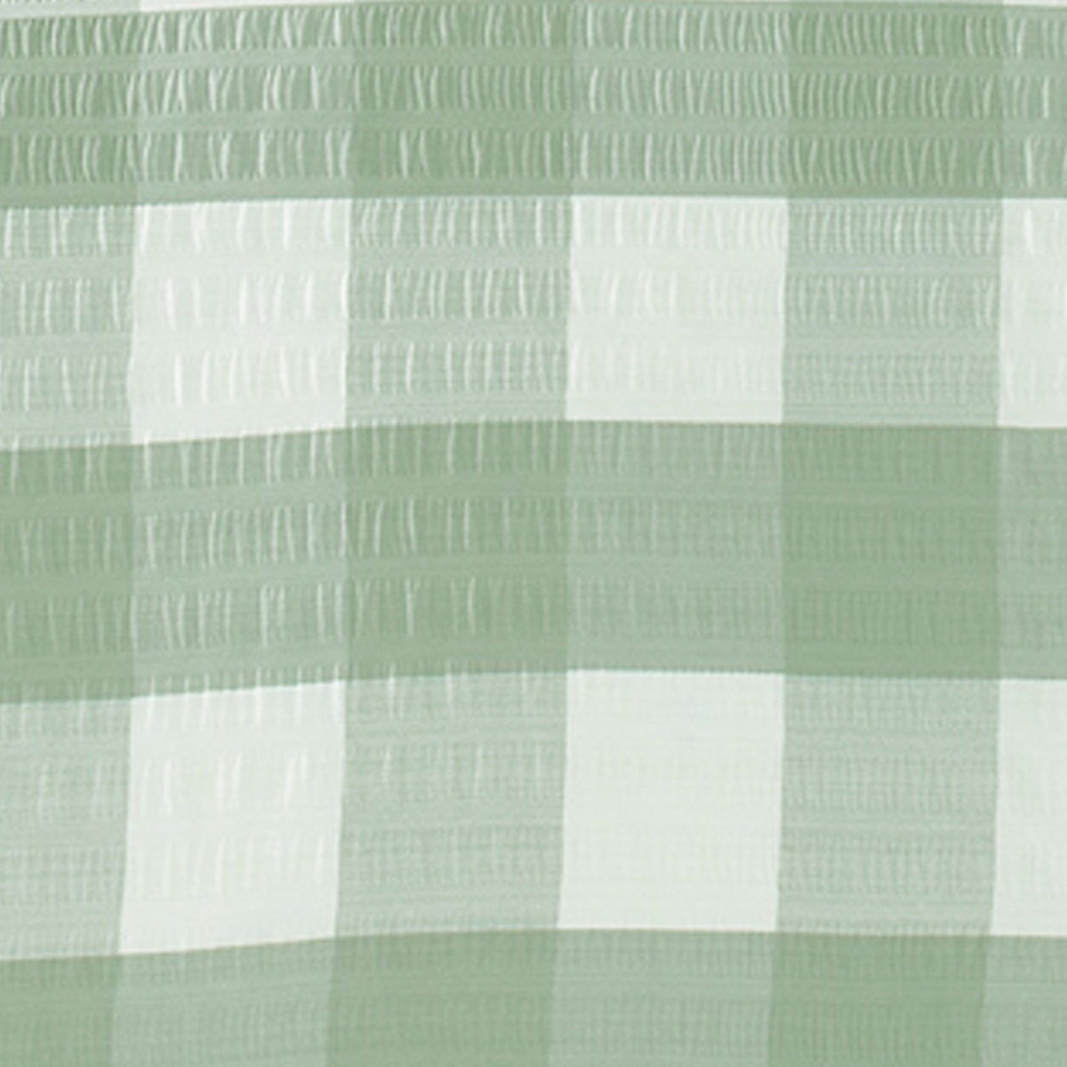 Duvet Cover Set Seersucker Gingham by Fusion in Green – Stylish Home