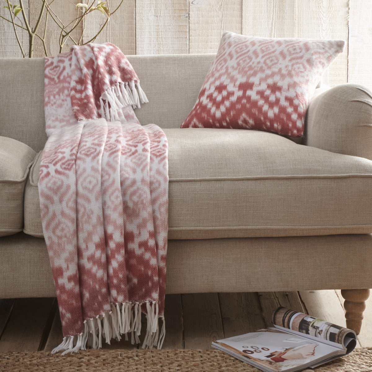 Cushion Sakari by Appletree Hygge in Terracotta – Stylish Home