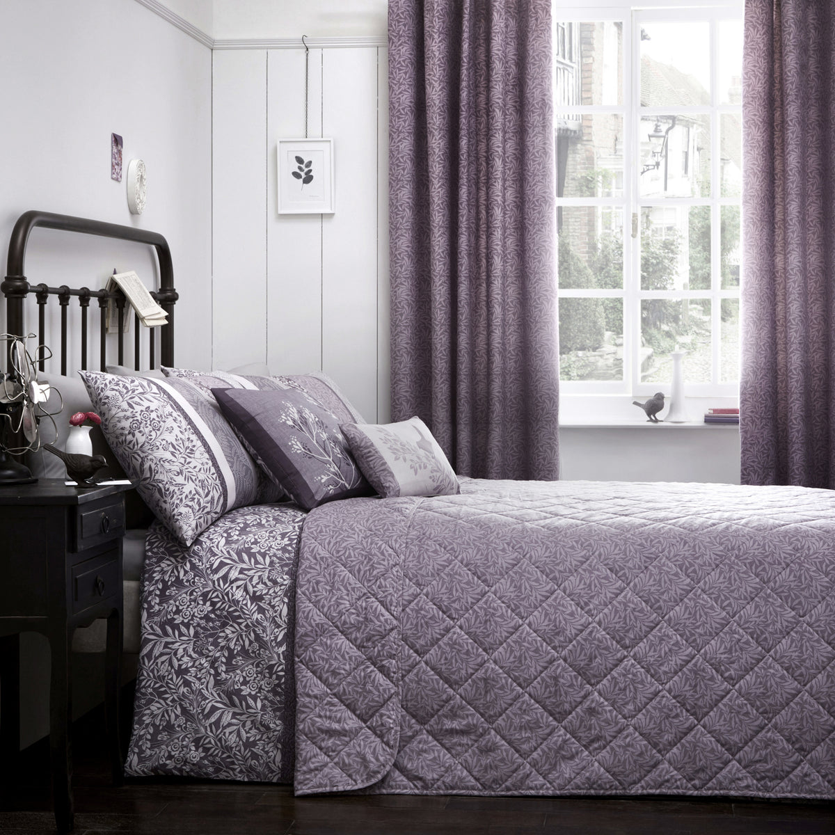 Hanworth Heather - Easy Care Bedding & Curtains - by D&D Design ...